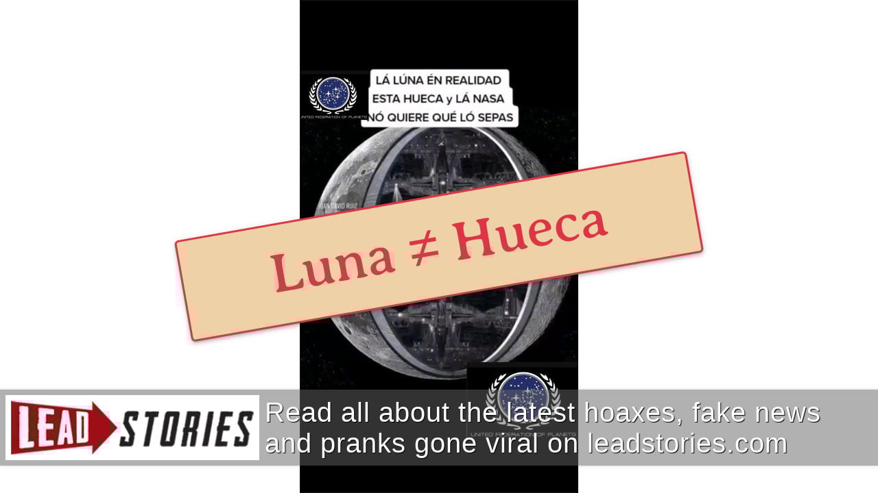 Verificación de Datos: La luna NO está realmente hueca y la NASA no lo ...