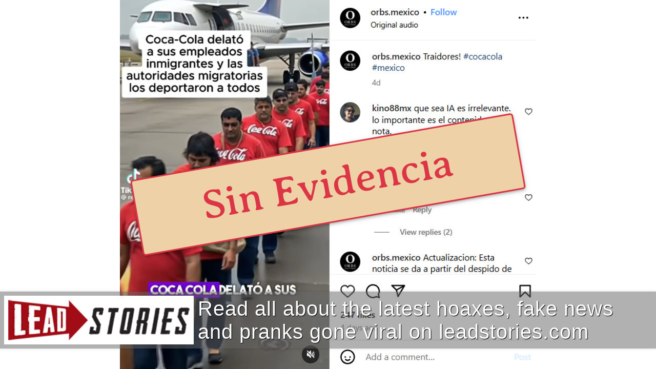 Verificación de Datos: No Existe Evidencia de que Coca-Cola haya ...