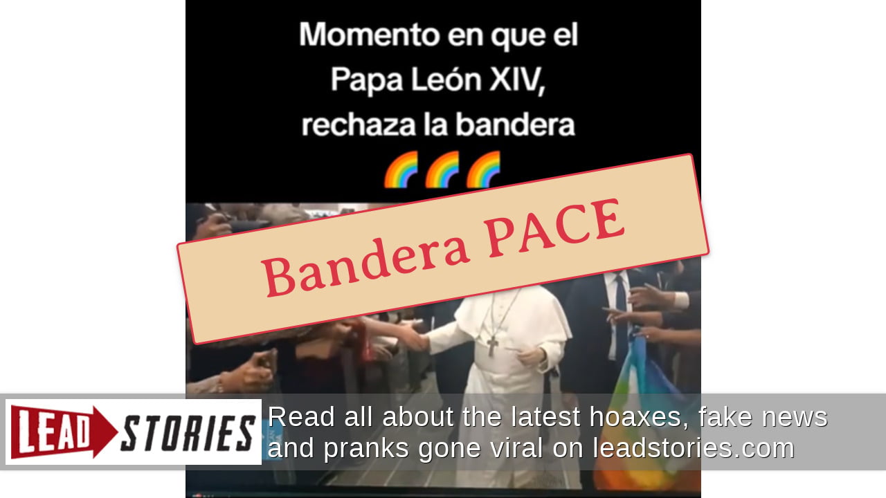 Verificación de Datos: Video no Muestra al Papa León XIV Rechazando la ...